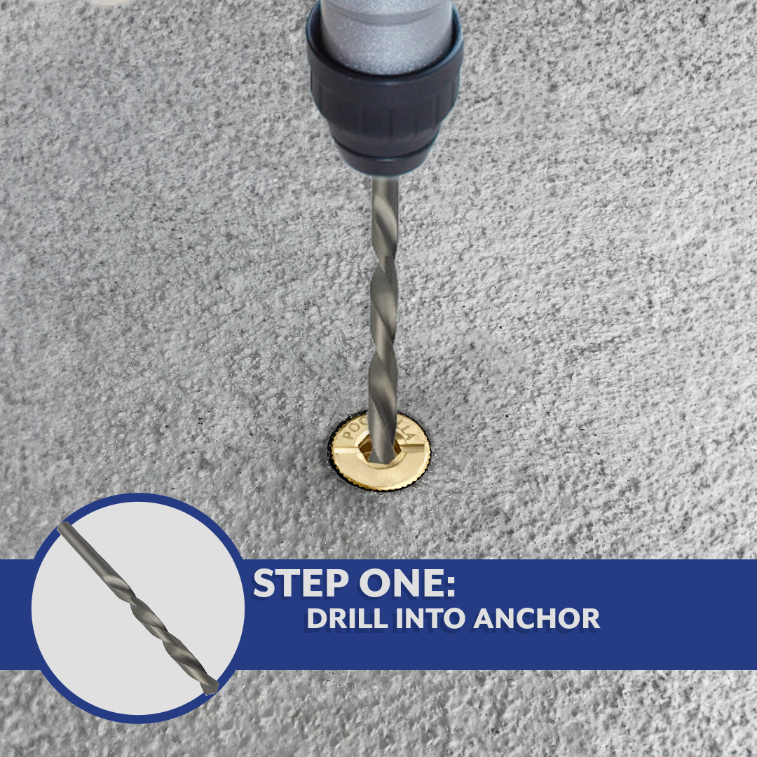 Poolzilla Anchor Removal Tool Kit, 7 Piece Set for Rethreading and Rem