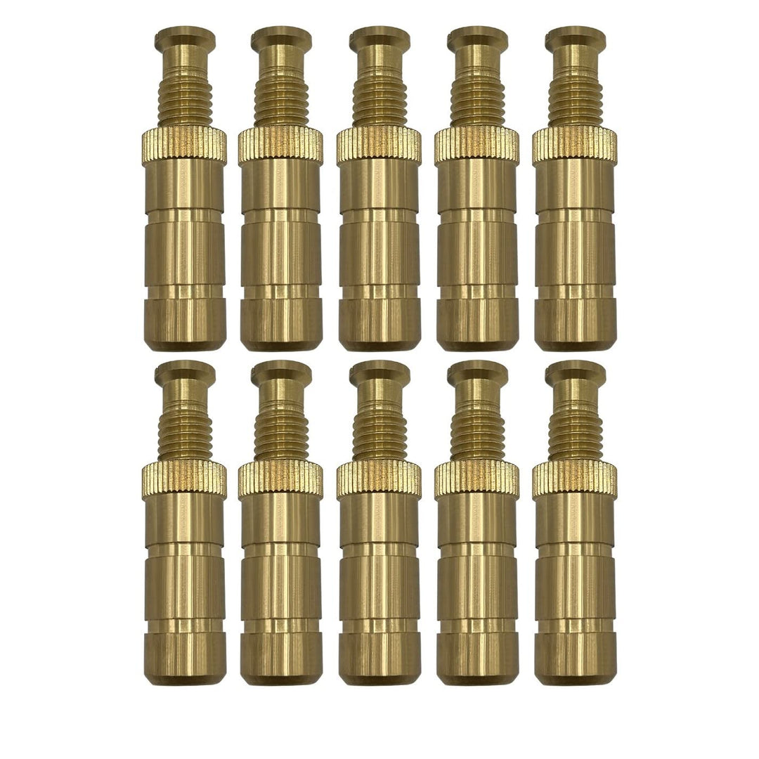 Poolzilla 2'' Pool Safety Cover Brass Extended Anchors for Concrete an